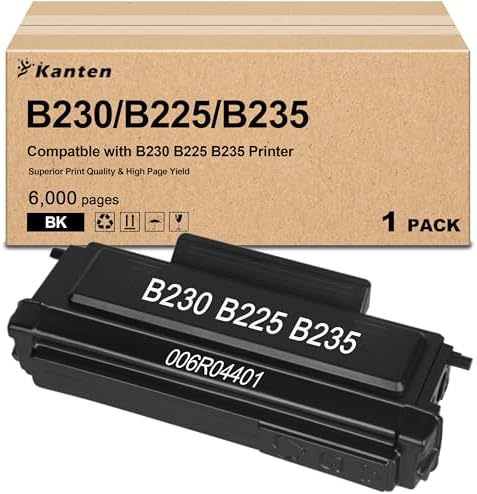 Amazon.com: B230 B225 B235 Black Toner Cartridge Compatble with Xerox ...