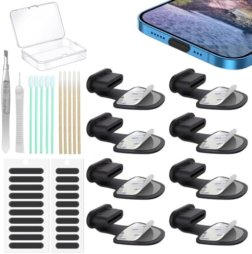 Amazon.com: 50 Pack Type C Anti Dust Plugs USB C Dust Cover Silicone ...