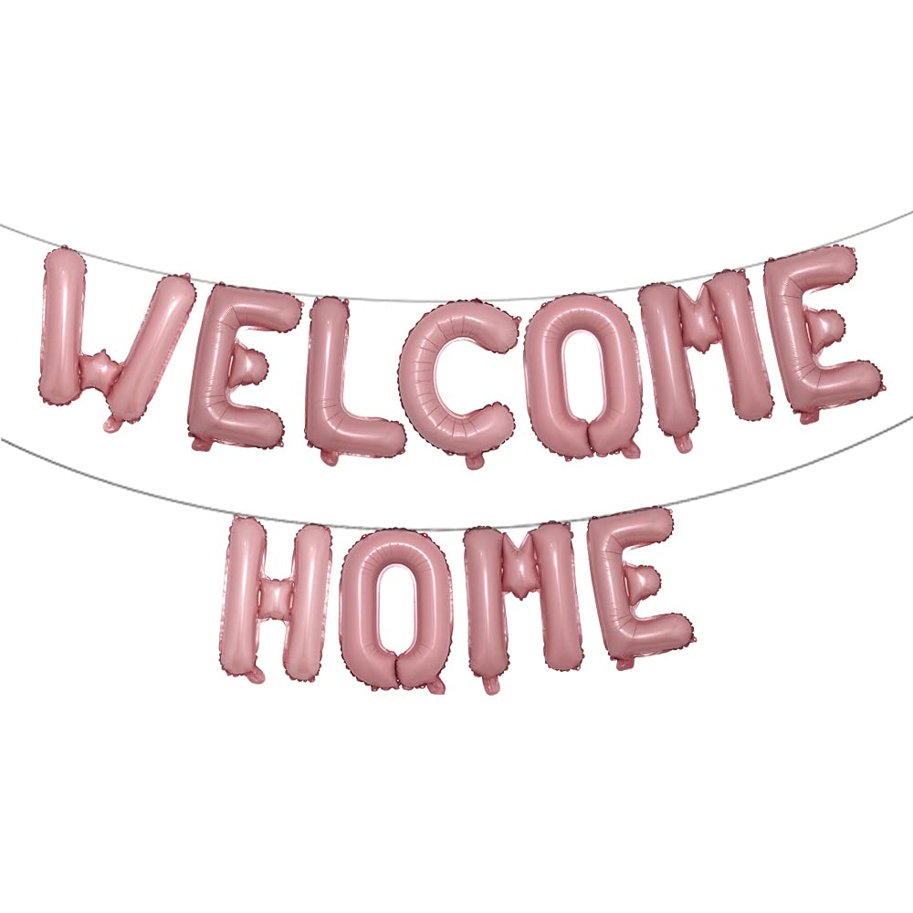 Amazon.com: 16 inch Welcome Home Balloon Banner Style Balloons Foil ...