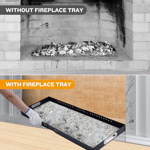 Snapklik.com : MYFIREPLACEDIRECT Adjustable Fireplace Tray Expandable ...