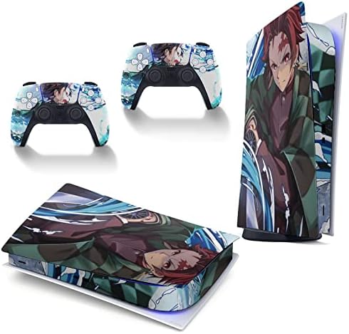 Amazon.com: Stickers for PS5 Digital Version Anime Console and ...