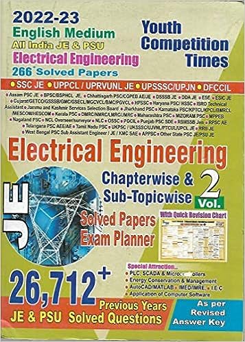 Buy Electrical Engineering JE Chapterwise & Sub -Topicwise (Volume -2) Book Online at Low Prices ...
