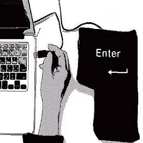 BIG BOOM® CE8B Enter Key Nap Black USB Enter Key Decompression Office ...