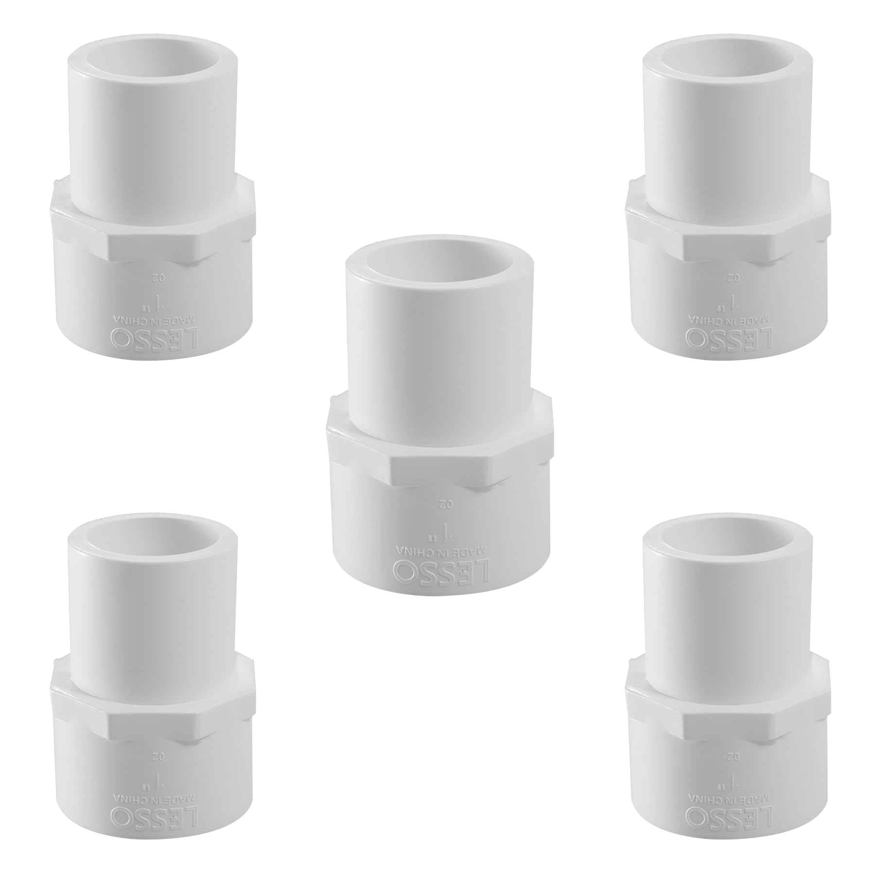 Lesso America 478 Series PVC Pipe Fitting - Spigot Female Adapter ...