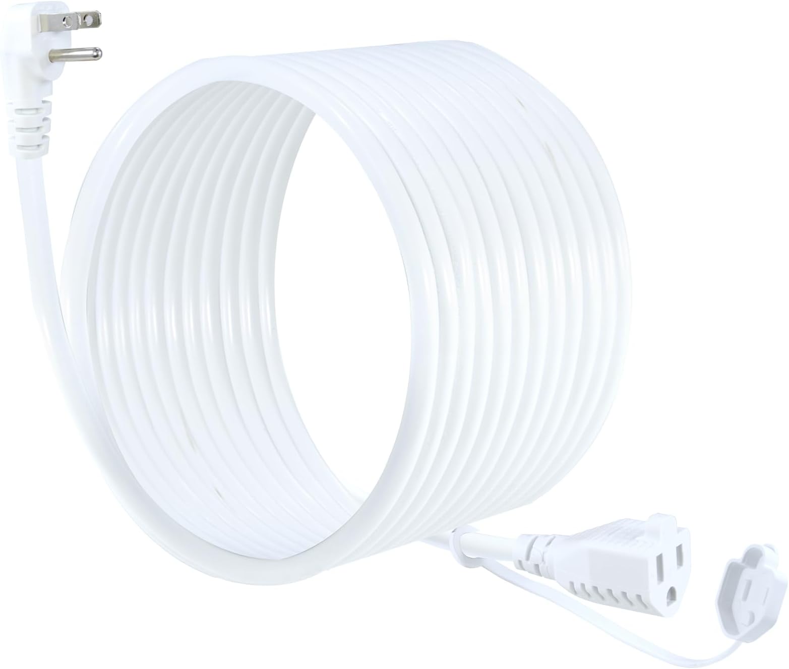 Amazon.com: DEWENWILS 15FT Flat Plug Extension Cord, 3 Prong Ultra Thin ...