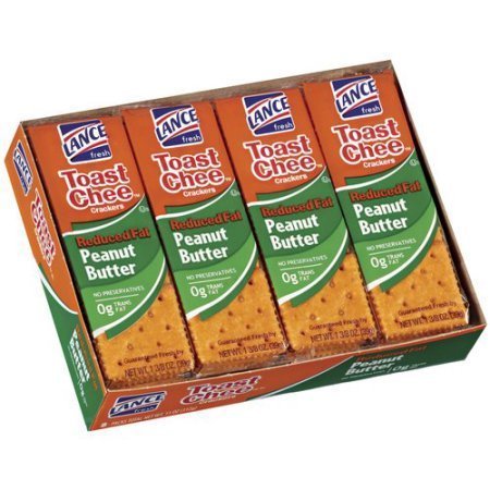 Amazon.com: Lance Toast Chee Reduced Fat Peanut Butter Sandwich ...