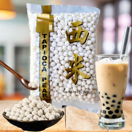 Amazon.com: Large Tapioca Boba Pearls (Sago Balls) from Cassava ...
