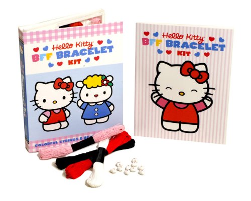 Hello Kitty Friendship Bracelet Kit: Colorful Strings & Beads Inside ...