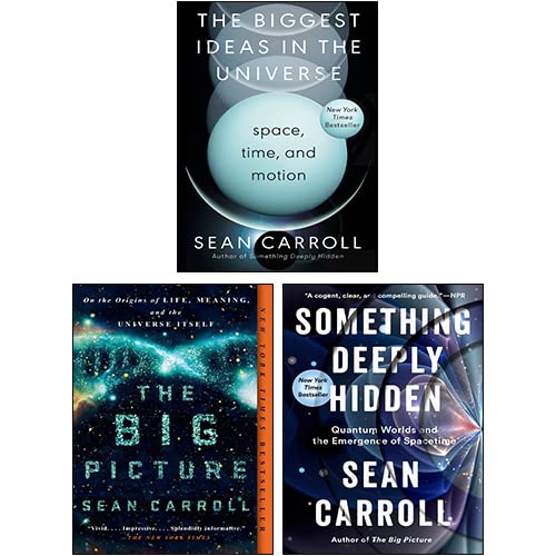 Sean Carroll 3 Books Collection Set (The Biggest Ideas in the Universe ...