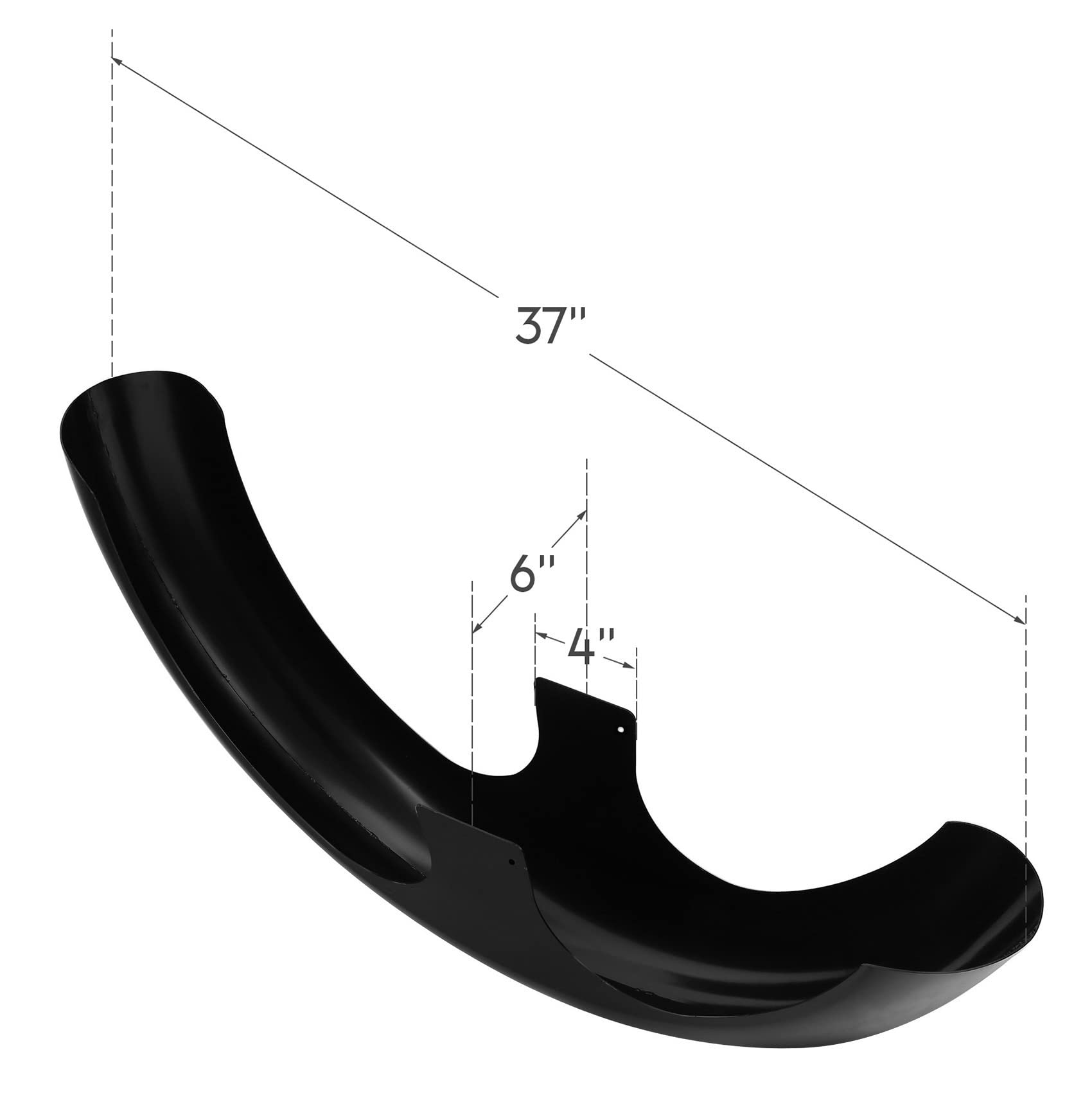 Harley Touring Front Fender Green-L Unpainted 6.5" Wide Front Fender ...