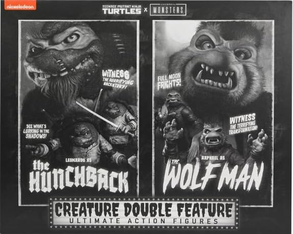 Amazon.com: Teenage Mutant Ninja Turtles x Universal Monsters Creature ...