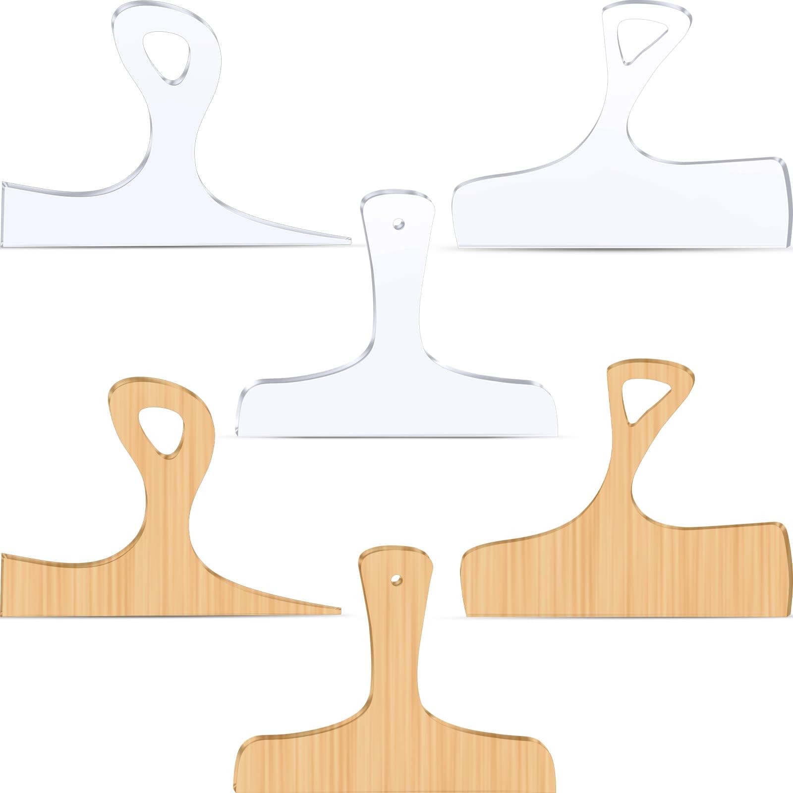 Amazon.com: Monliful Pack of 4 Oval Inlay Template Set, Router ...