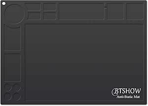 Anti Static Mat - BTSHOW Soldering Mat for PC Building Heat Resist 954 ...
