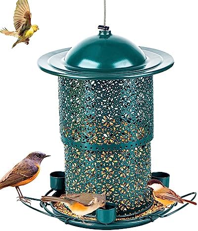 Amazon.com : Godinsky Metal Wild Bird Feeders for Outdoors Hanging, 7Lb ...