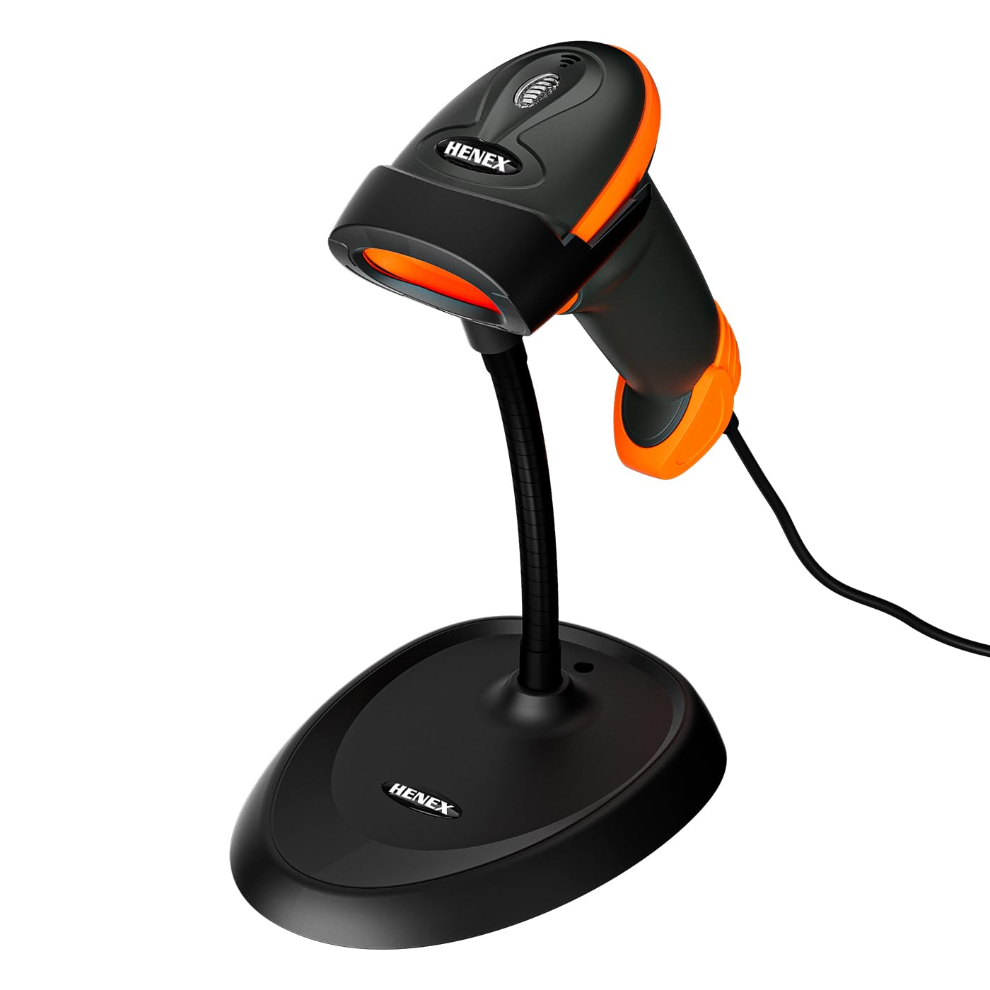Henex Hc 3208 2d Barcode Scanner With Stand Wired Barcode | Desertcart ...