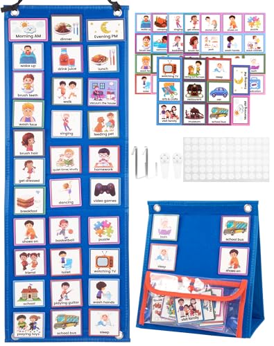 Visual Timetable for Autistic Children Daily Routine Chart Now and Next ...