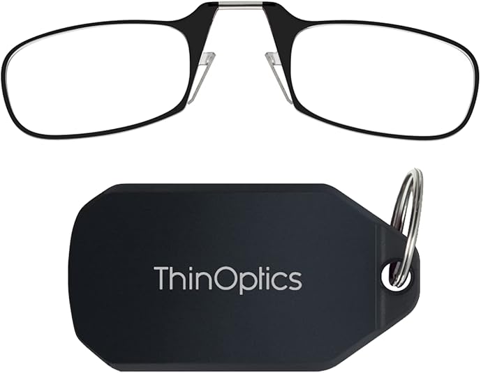 Amazon.com: ThinOptics Keychain Case and Readers Rectangular Reading ...