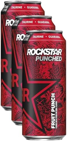 Amazon.com : Rockstar Fruit Punch, 16 Fl Oz Can (Pack of 3) : Grocery ...