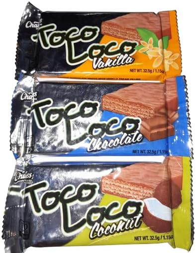 Amazon.com: Charles TOCO LOCO Chocolate Coated Wafer with Cream Filling ...