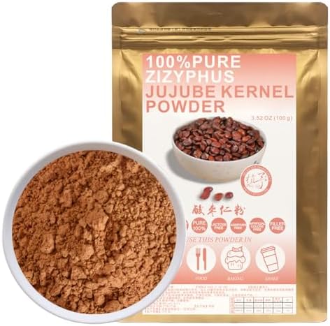 Amazon.com: 100% Natural Pure Ziziphus Jujuba Kernel Powder 100g/3.52oz ...