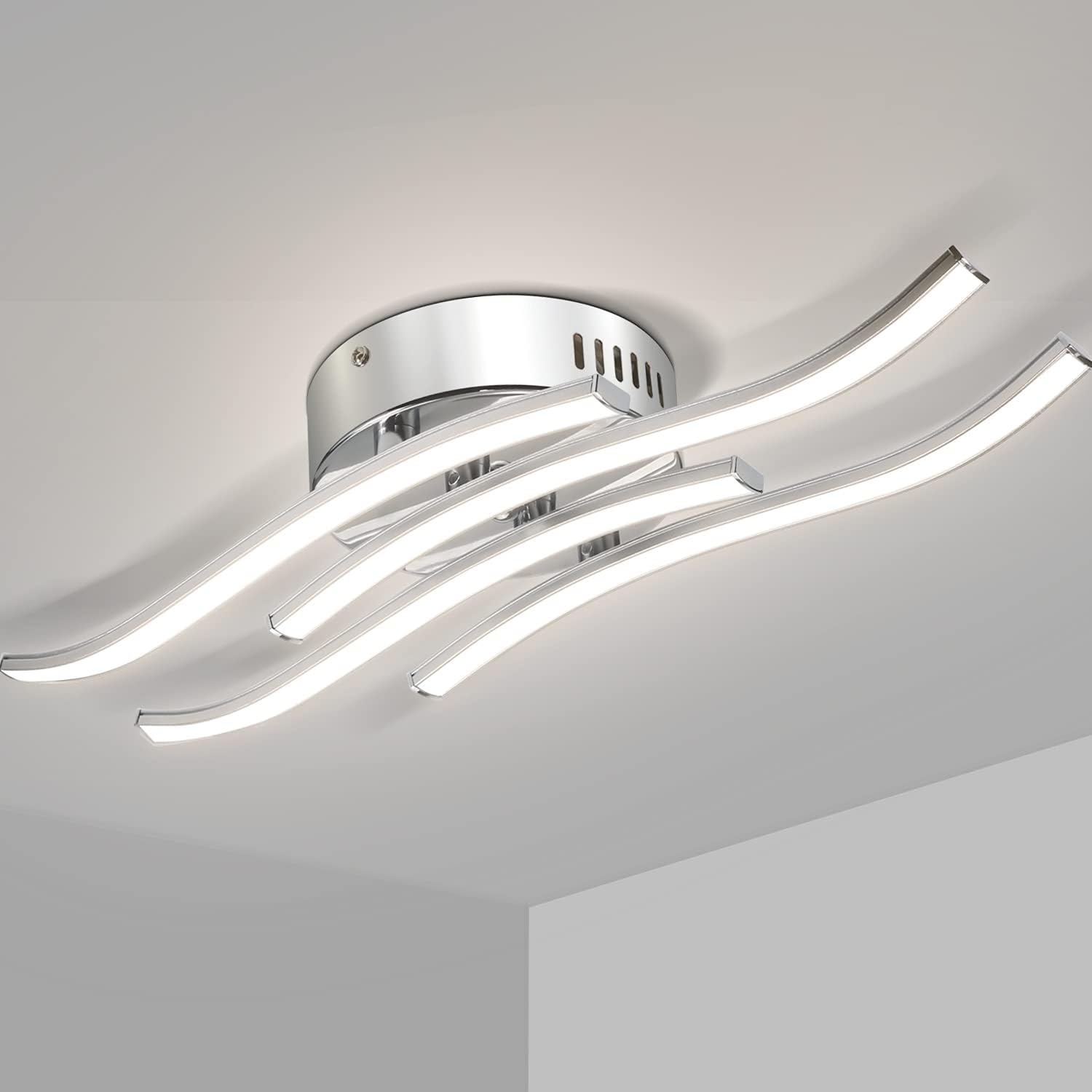 Dehobo LED Ceiling Light, Modern Ceiling Design Curved Ceiling Lights ...