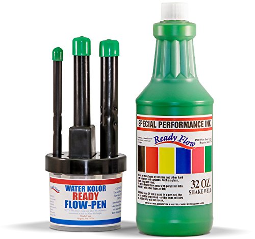 Amazon.com: Ready Flow Refillable Canister Trio Marker-Pen Set Green ...