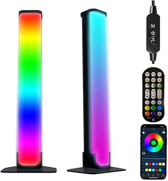 Amazon.com: Smart LED Light Bars, RGB Smart LED Lamp with Dynamic Modes ...