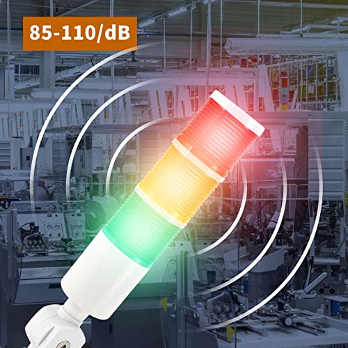 Snapklik.com : 3Pcs Led Signal Tower Stack Lights, Industrial Signal ...