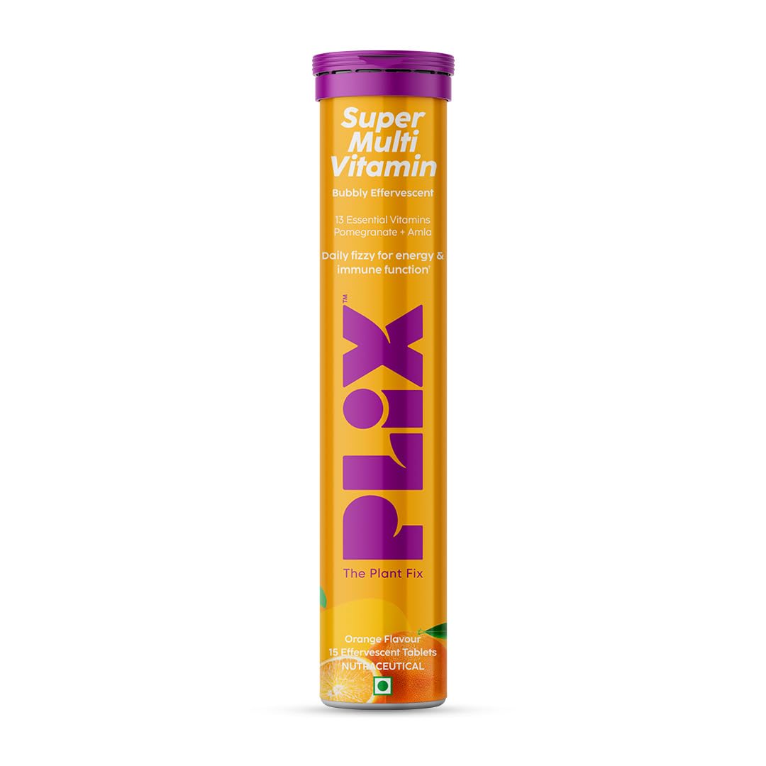 PLIX - THE PLANT FIX Multivitamin 15 Effervescent Tablets (Pack of 1 ...