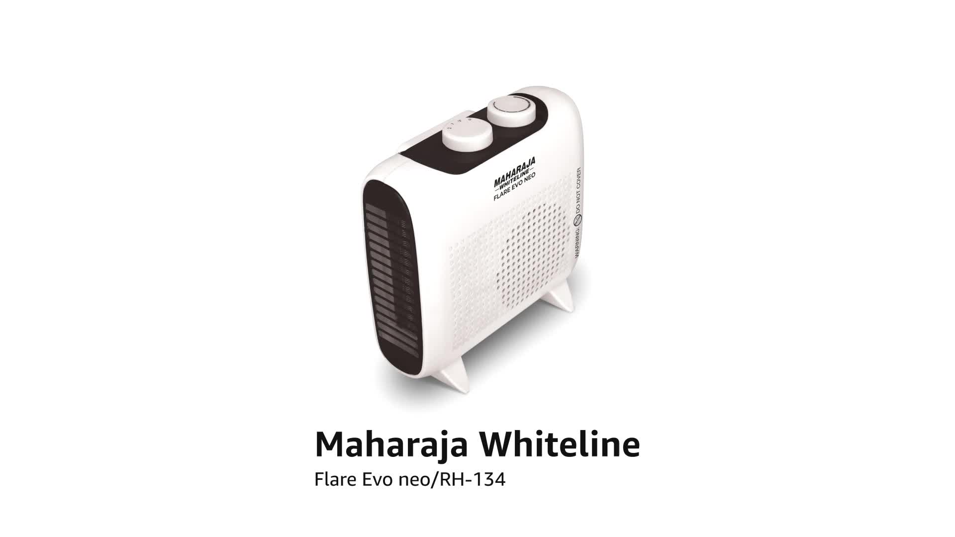 Maharaja Whiteline Flare Evo neo/RH-134 Heat Convector Room Heater 2000w