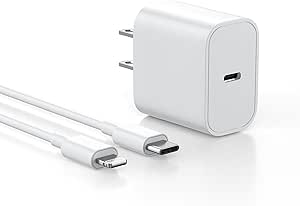 Amazon.co.jp: iPhone Charger, 20 W, PD, Fast Charging, MFi/PSE Certified, USB C Cable, 6.6 ft (2 ...