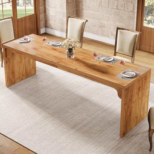 Amazon.com - Tribesigns 78-Inch Dining Table for 6-8, Modern ...