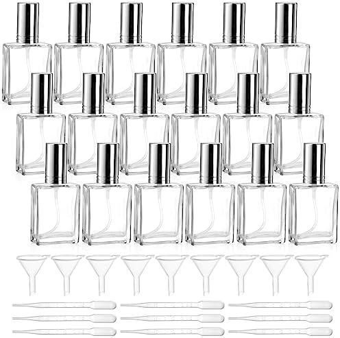 Amazon.com: Tessco 20 Pieces Glass Spray Bottles Empty Perfume Atomizer ...