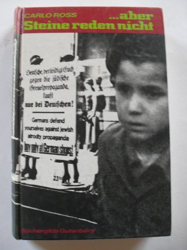 aber Steine reden nicht : Carlo Ross: Amazon.de: Bücher