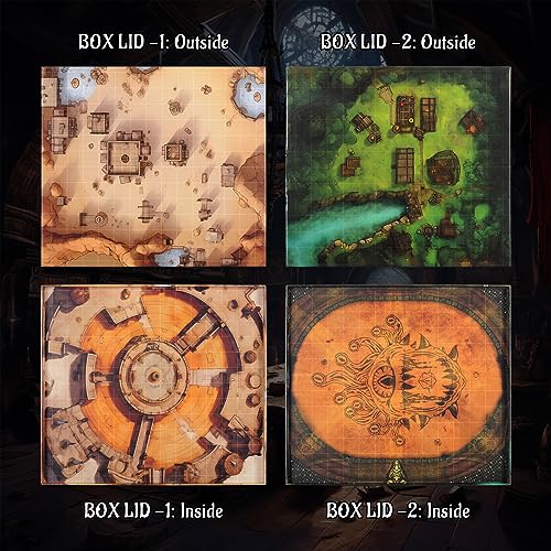 Snapklik.com : CZYY DND Foldable Mat Dry Erase TTRPG Map Grassland ...