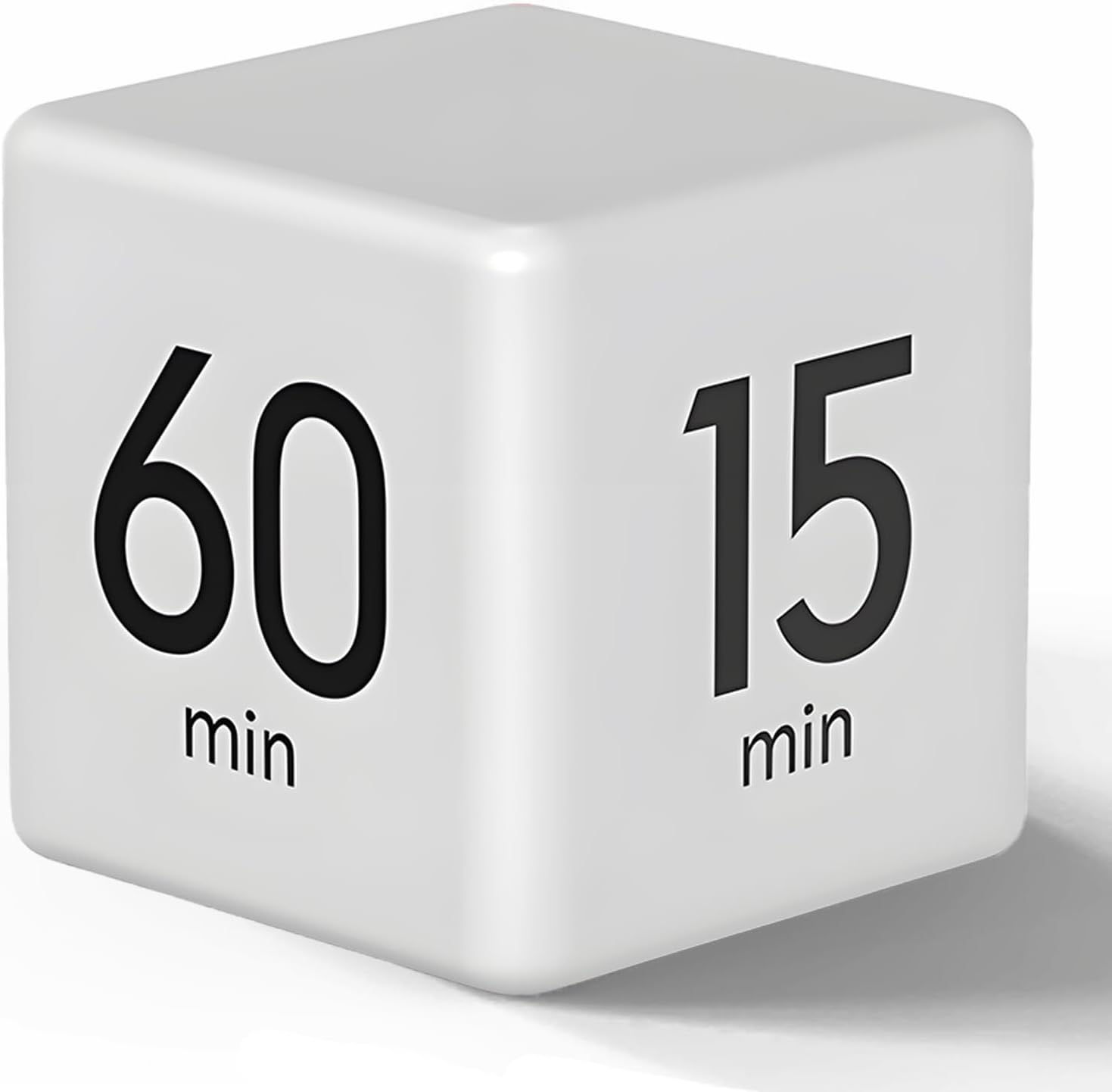 Amazon.com: TFA Dostmann Digital Timer Cube, White, Gravity flip Timer ...