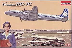 Amazon.com: RODEN 302-1/144 - Douglas DC-7C KLM Royal Dutch Airlines ...