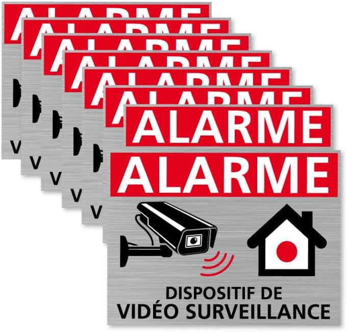Autocollants vidéo surveillance, Dispositif Sous Vidéo Surveillance ...