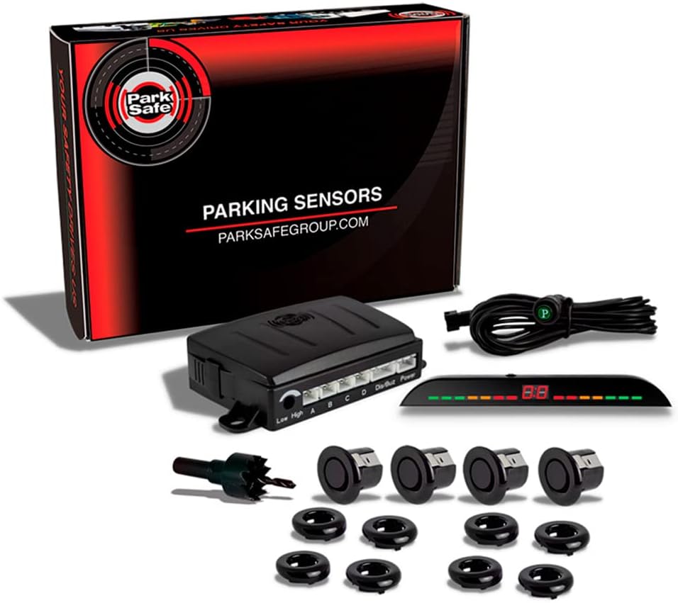 ParkSafe 'Multi-Angle' Front parking alert incl. 4 Sensors/LED Display ...