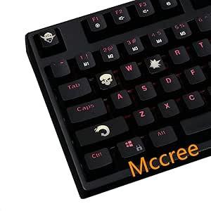 Amazon.com: IYTYIR Overwatch Backlit Hero Keycap Set Gaming Keyset Key ...