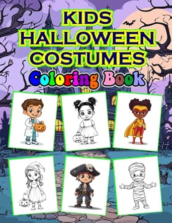 Amazon.com: Kids Halloween Costumes Coloring Book (Coloring Books ...