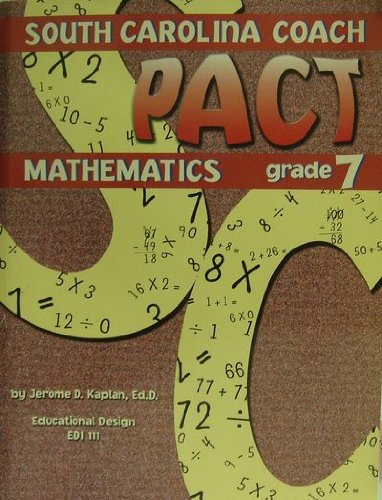 South Carolina Coach Pact, Mathematics, Grade 7: unknown author: Amazon ...