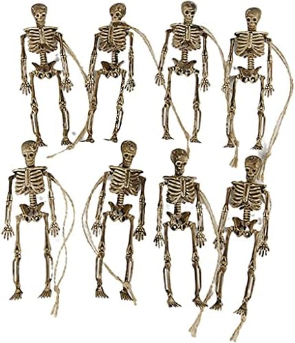 Amazon.com: 30 Pcs Halloween Mini Skeleton Figurine, Small Skeleton ...