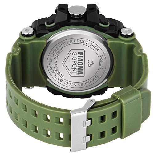 Buy Piaoma Waterproof Series Digital Black Dial Digital Boy's and Men's ...