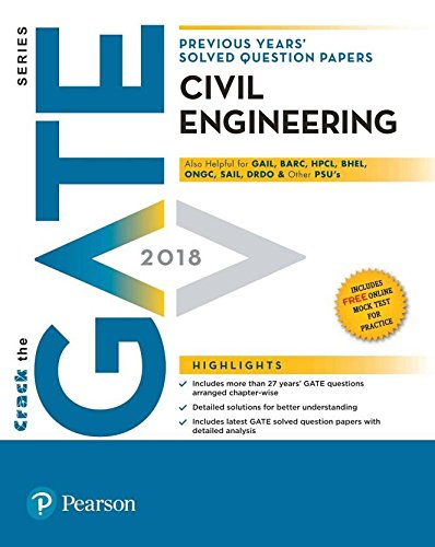 Buy Previous Years’ Solved Question Papers GATE 2018 (Civil Engineering ...