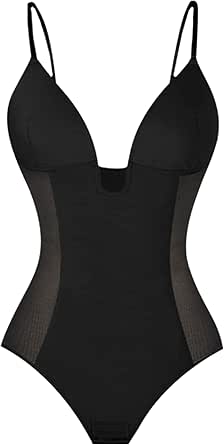 Shapewear Women's Backless Body Shaper Plus Size Invishaper U Plunge ...