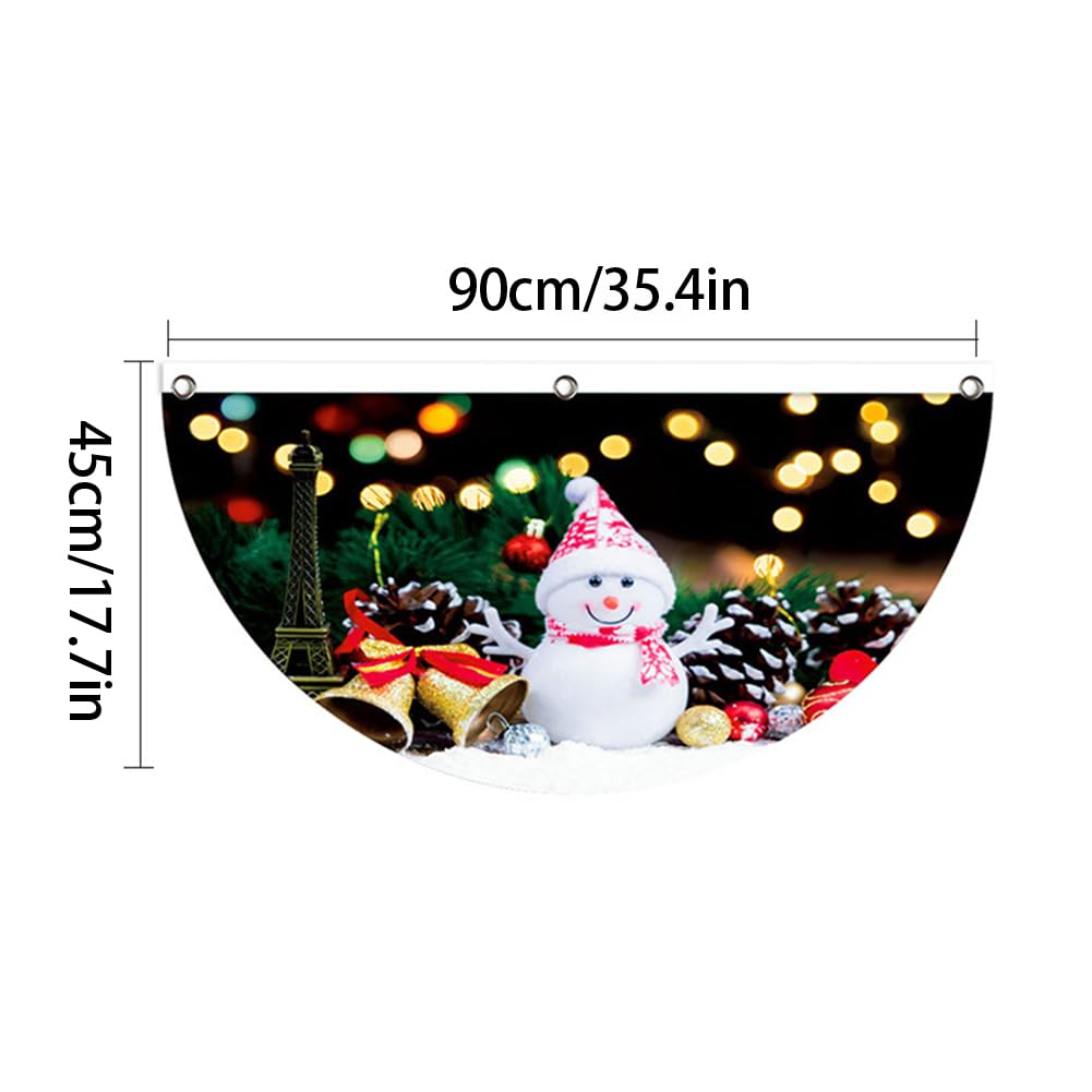 Snapklik.com : 1/4Pcs Christmas Fan Flag Santa Welcome Christmas ...