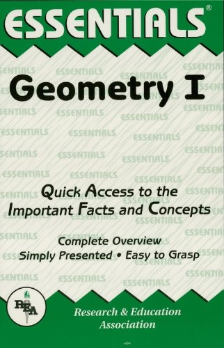 Geometry I Essentials (Essentials Study Guides Book 1) eBook : REA ...