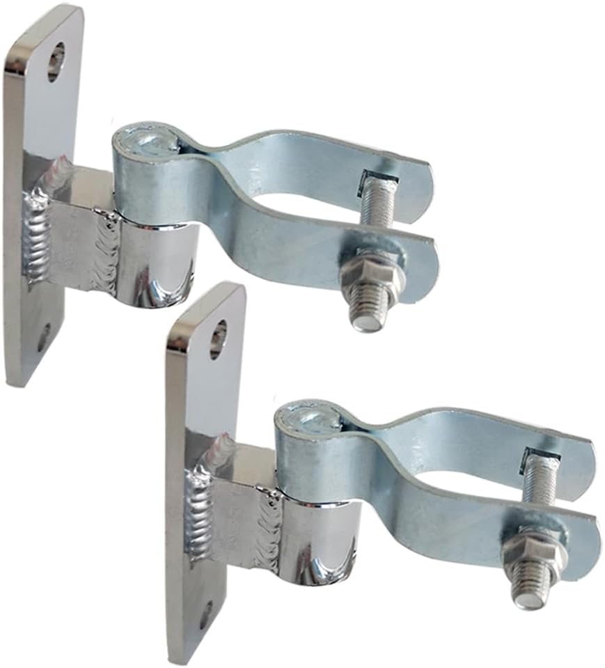Amazon.com: 2 Pack 1-3/8 Inch Wall Mount Gate Hinge - Outdoor Gate ...