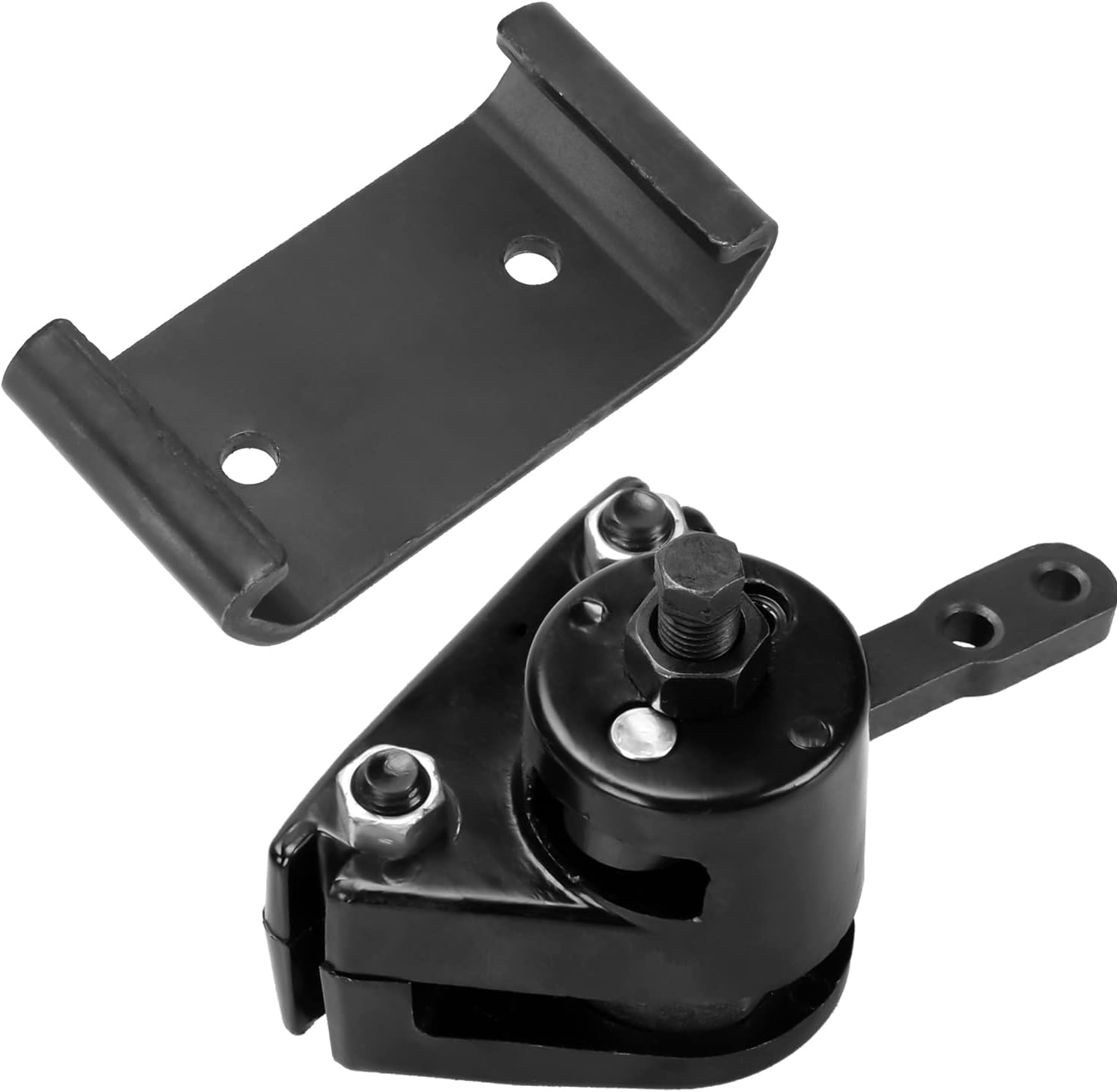 GREHUA Pinza de freno mecánica y soporte con pastillas negras para ...